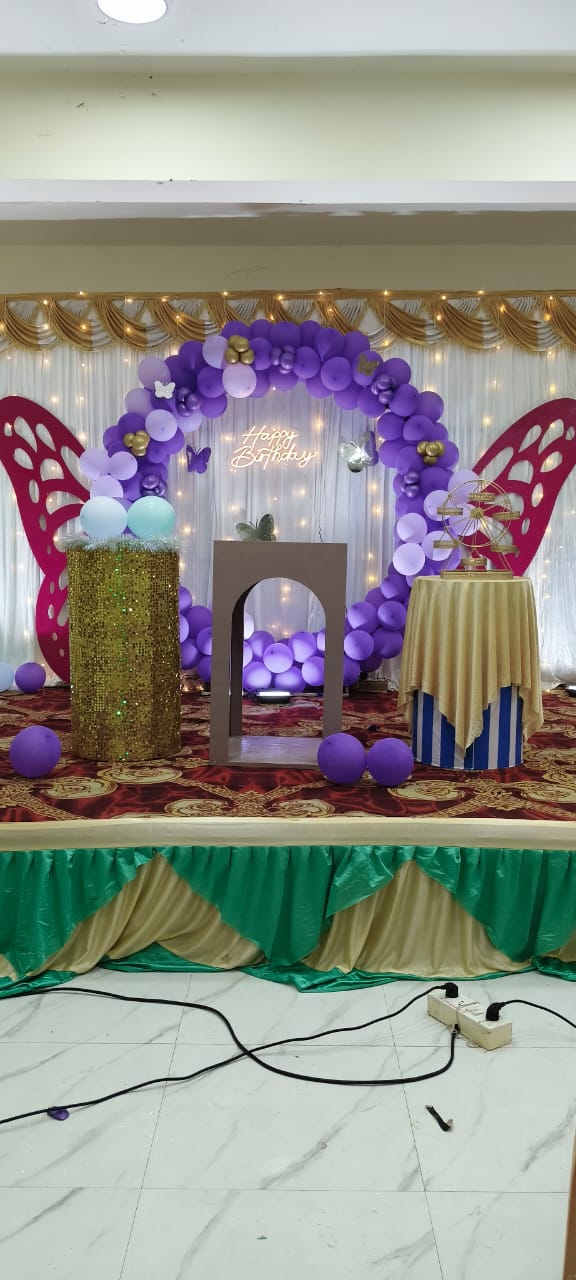 Birthday Decoration at Lalitha Krishnan Mahal, Orathy